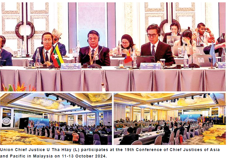 Myanmar delegation led by Union Chief Justice attends 19th APCJ ...