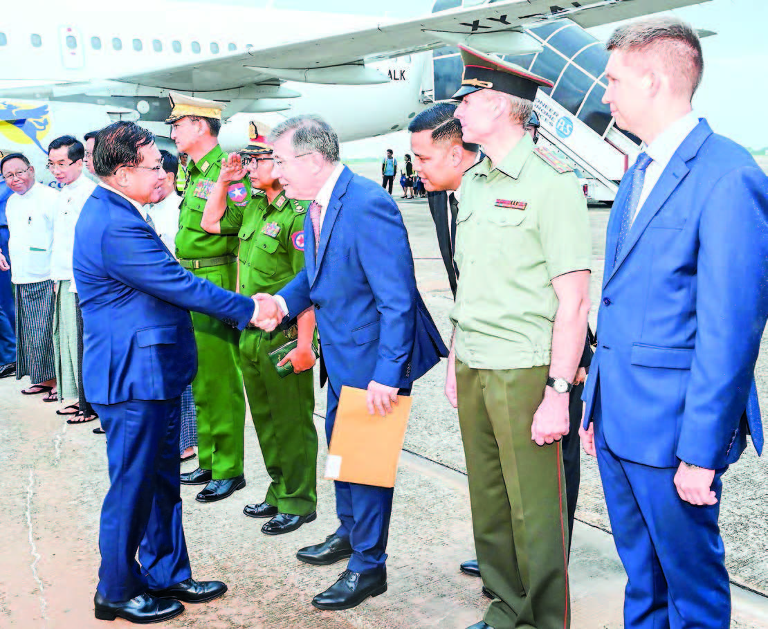 Senior General Min Aung Hlaing-led high-level Myanmar delegation ...