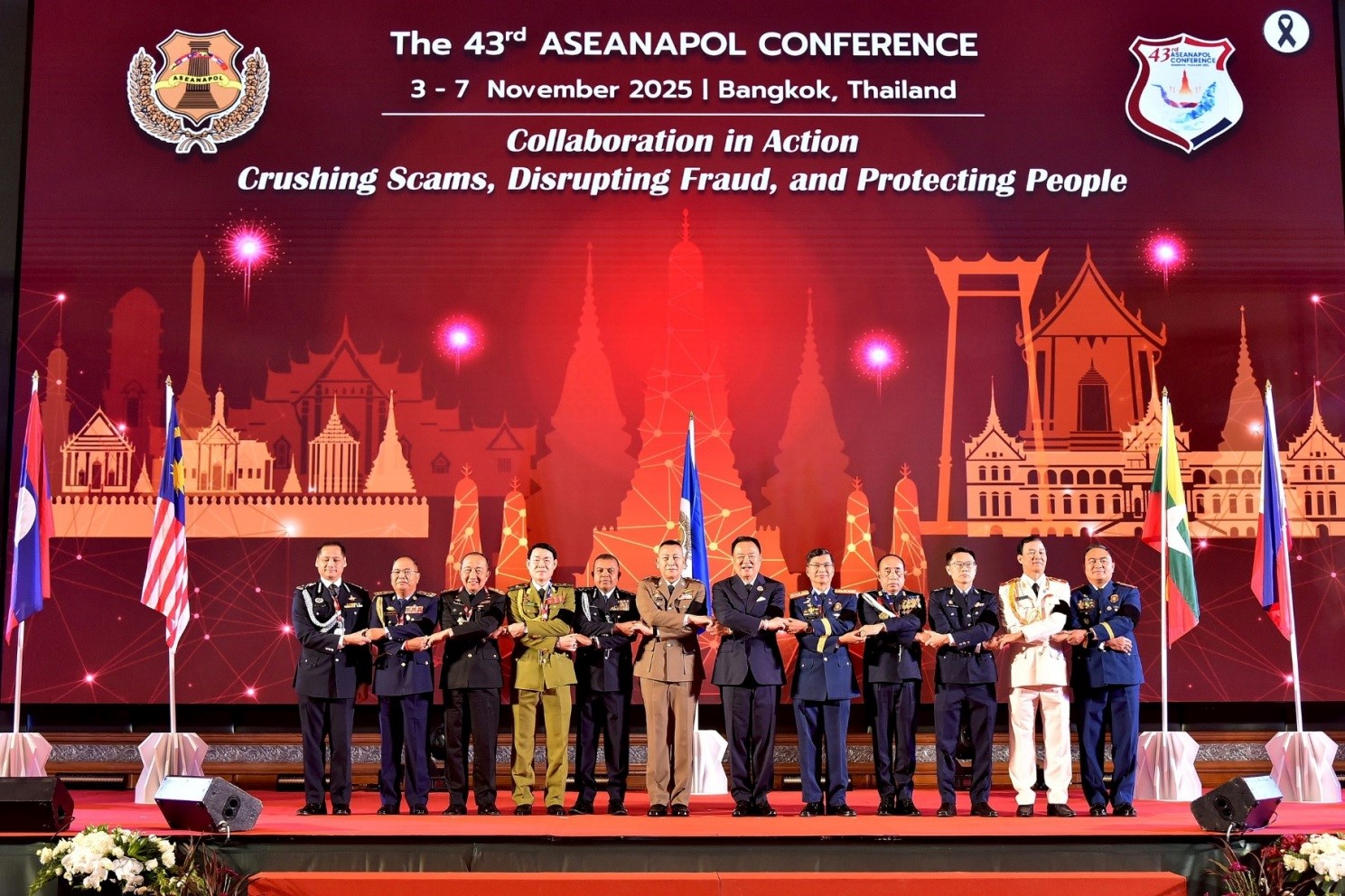 Myanmar Police delegation attends 43rd ASEANAPOL Conference in Bangkok ...