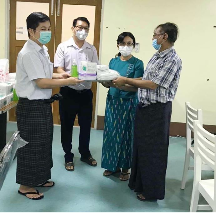 Medical equipment donated to Budalin | Myanmar Digital News