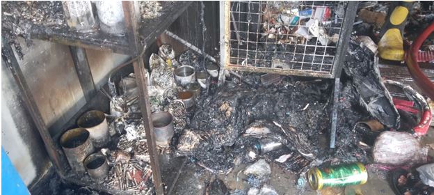 Overheated electric wire causes shop fire in Waw Twsp. | Myanmar ...