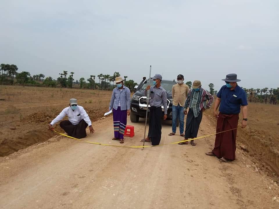 DRD officials inspect rural road in KhinU | Myanmar Digital News