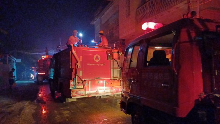 Ten houses burnt to ashes in Ayethaya fire in Monywa | Myanmar Digital News