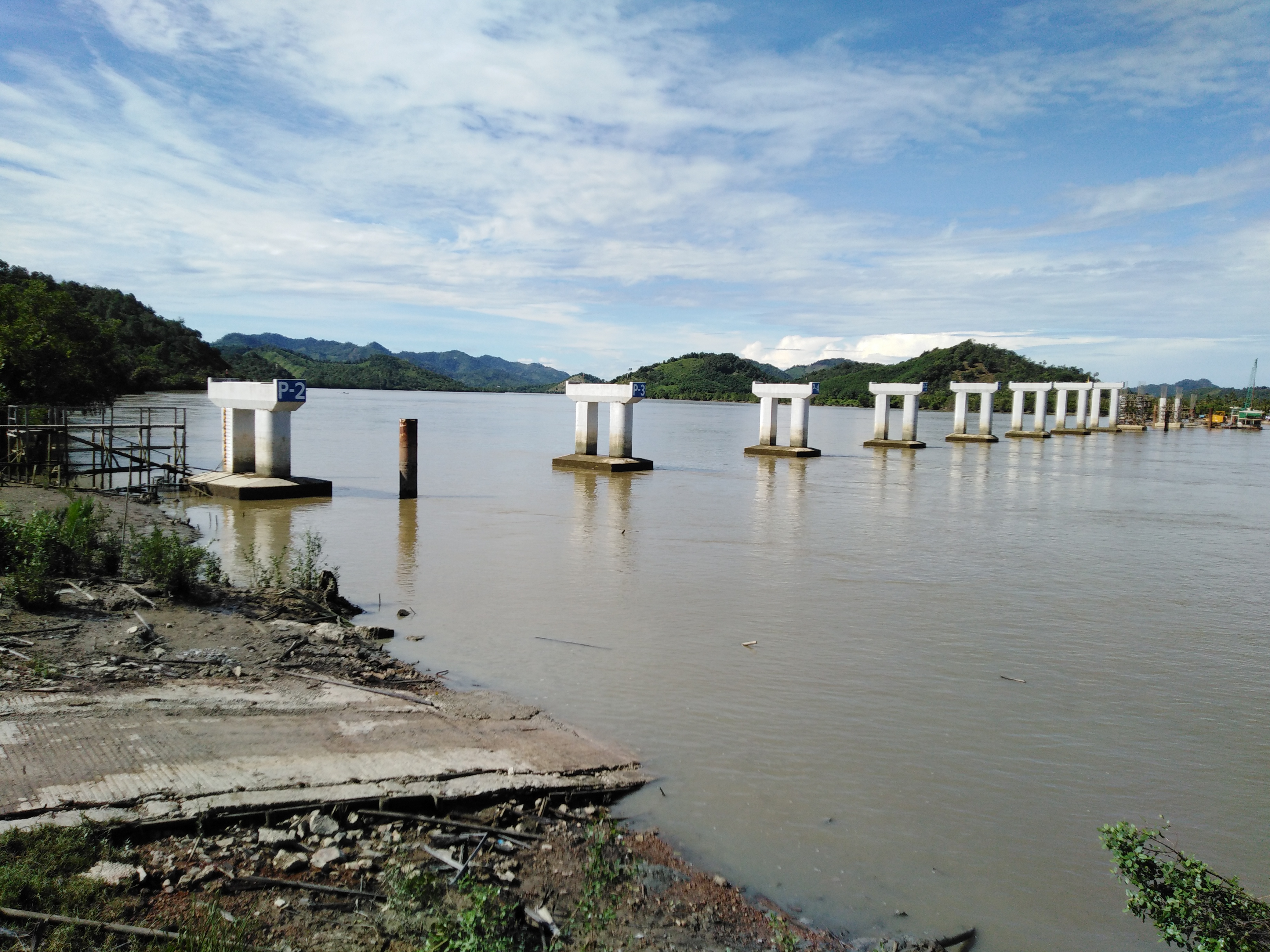 Minthan-Maunghlaw Bridge in Myeik District being built | Myanmar ...