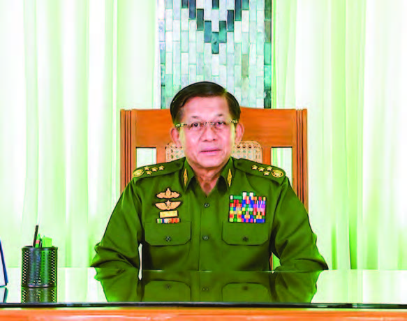 Commander-in-Chief of Defence Services Senior General Min Aung Hlaing ...