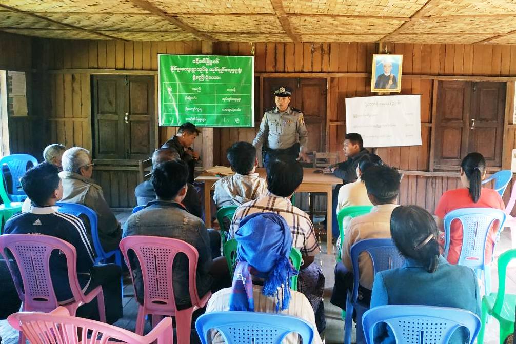Informative talk about crime reduction held in Gangaw Tsp. | Myanmar ...