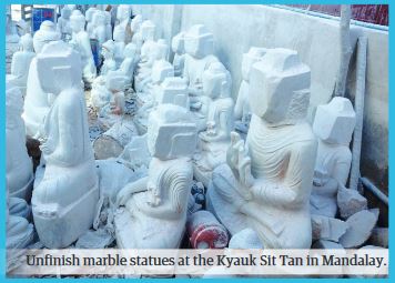 The ArtofCarving Statuesfrom Marble Stones in Mandalay | Myanmar ...