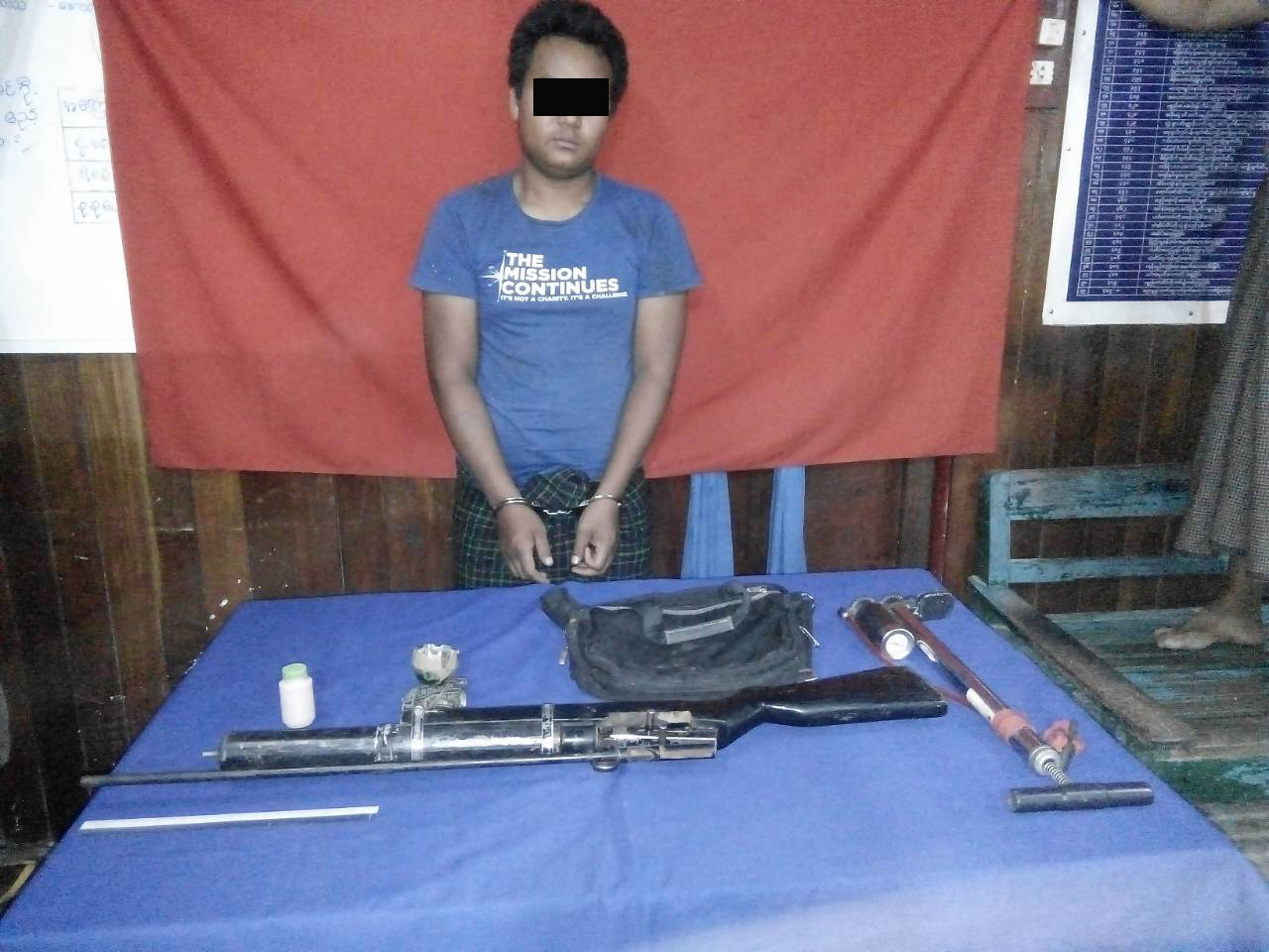 Police nab drug suspect with handmade gun in house raid | Myanmar ...
