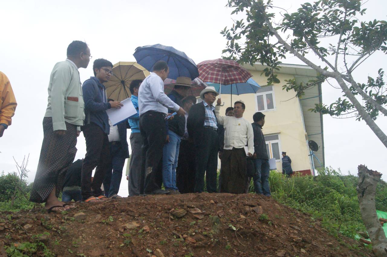 Chin State CM inspects airport construction project in Tiddim | Myanmar ...