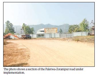 Paletwa-Zorampur road construction under Kaladan River Multi-Modal ...