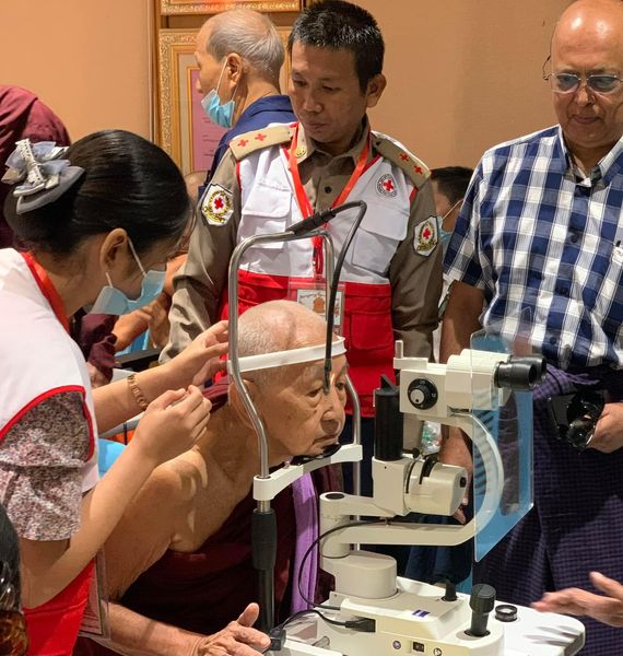 Post-operative eye patients re-examined at Sitagu Cakkhudana Eye ...