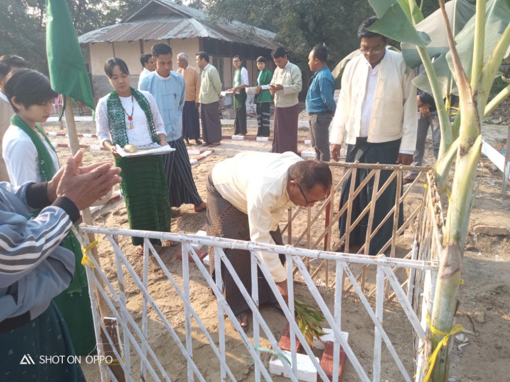 Groundbreaking ceremony for construction of gymnasium held in BEHS-1 in ...