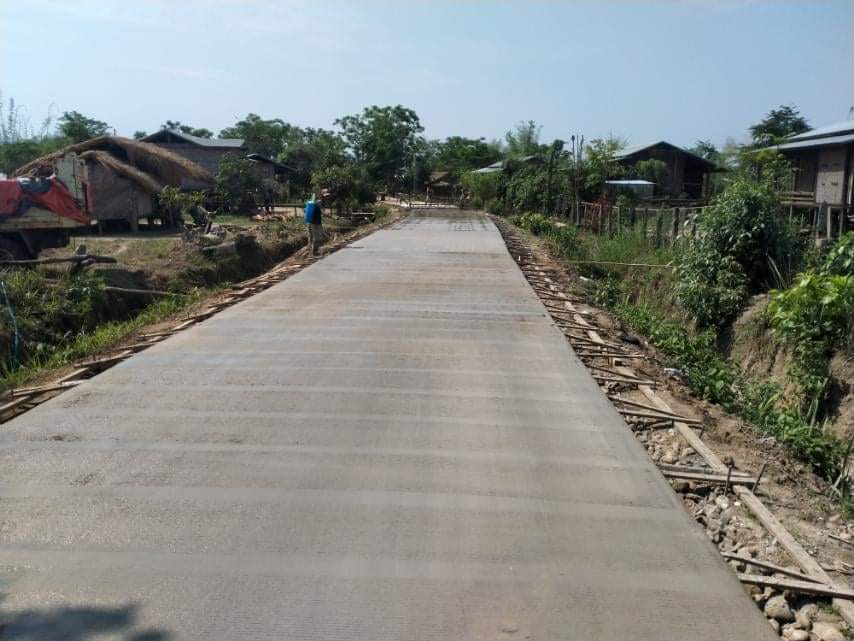 Upgraded rural road in Myothit Town 85 % completed | Myanmar Digital News