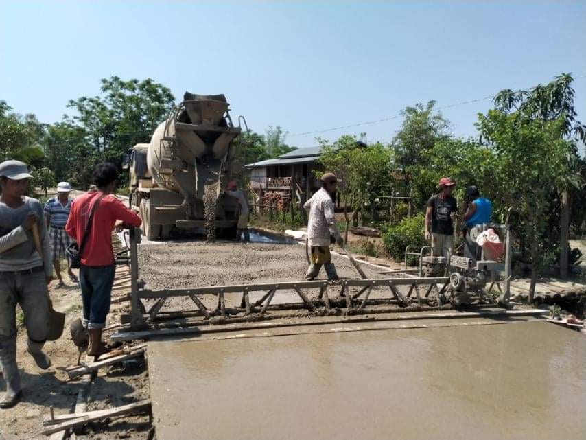 Upgraded rural road in Myothit Town 85 % completed | Myanmar Digital News