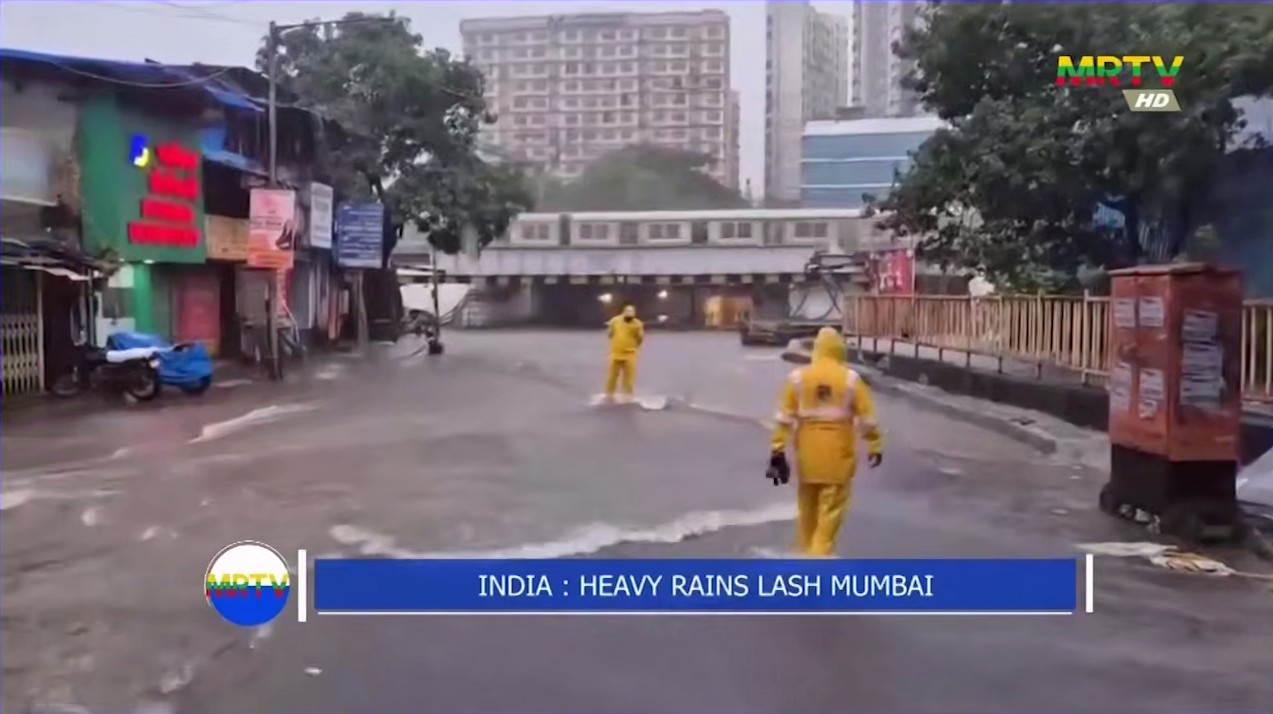India: Heavy rains lash Mumbai | Myanmar Digital News
